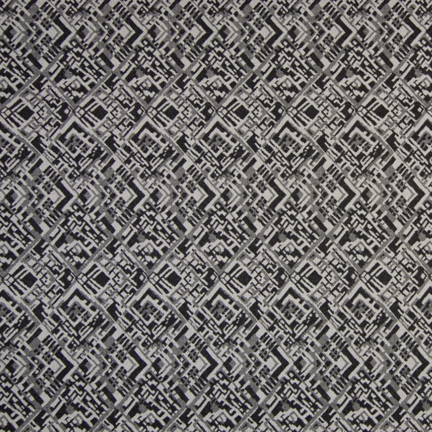 Bengaline Jacquard schwarz/weiß | Bengaline | Stoffe | by-mami GmbH